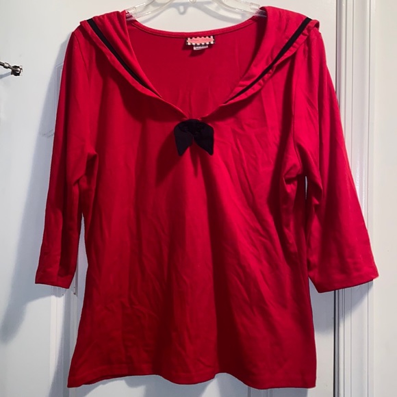 Pinup Couture | Tops | Pinup Couture Nautical Sailor Style Top | Poshmark